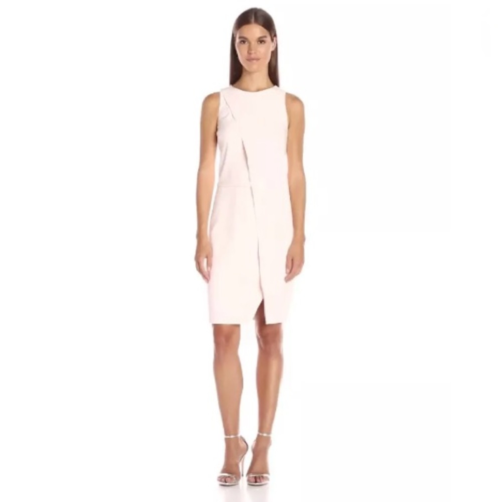 New! Halson Heritage Asymmetric Overlay Dress - Gem
